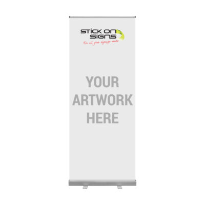 Pull up Banner 840mm x 2100mm Economy Base - Stick On Signs